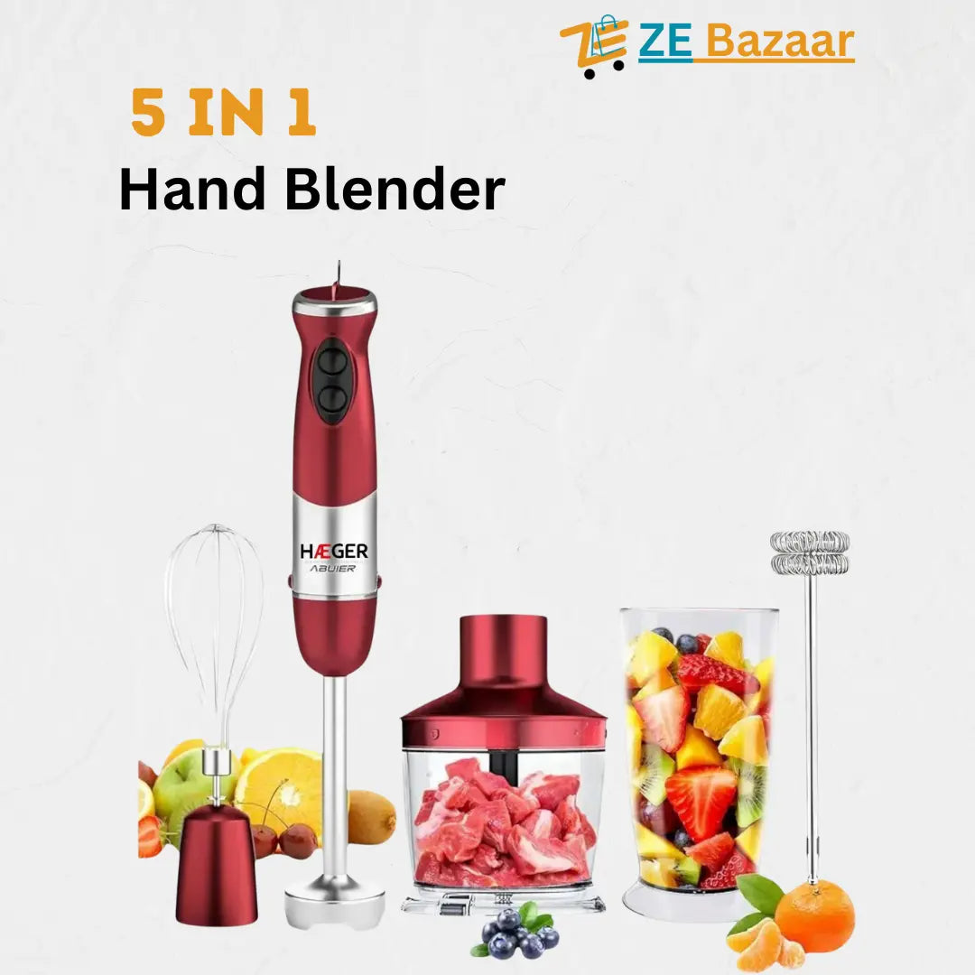 HAEGER Professional 5 in 1 Hand Blender – ZEBAZAAR